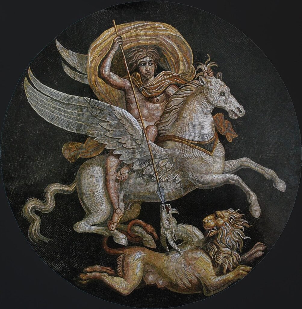 Bellerophon and the Winged Horse Pegasus