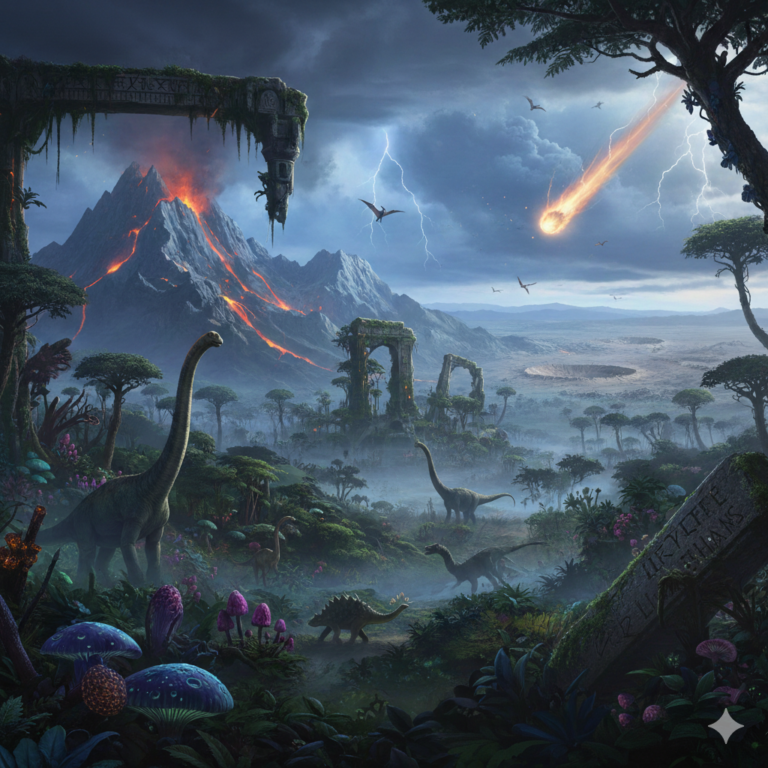 The Rise and Fall of Life Before Humans Appeared